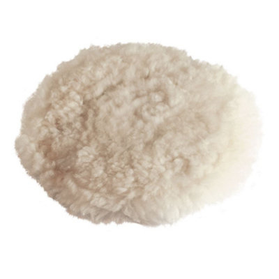 Silverline - Hook & Loop Lambswool Bonnet - 180mm | DIY at B&Q