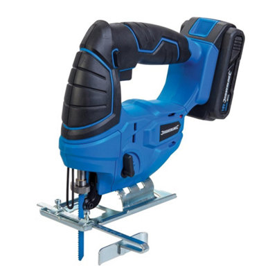 SILVERLINE JIGSAW 18V CORDLESS ORBITAL VARIABLE SPEED & BATTERY ...