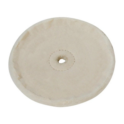 Silverline - Loose-Leaf Cotton Buffing Wheel - 150mm | DIY at B&Q