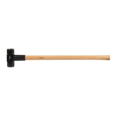 Silverline Lump Hammer 7lb 3.18kg Hardwood Handle Sledge Club Rubber ...