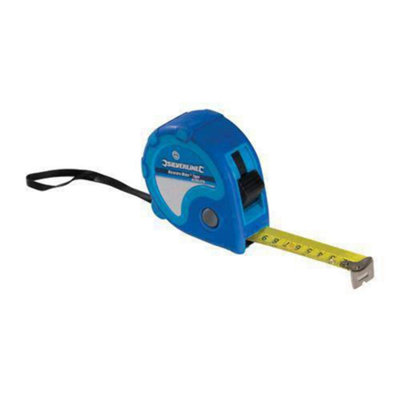 SILVERLINE MEASURE MATE TAPE - 8M / 26FT X 25MM