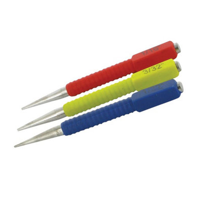 Silverline Nail Punch Set 3pce - 3pce