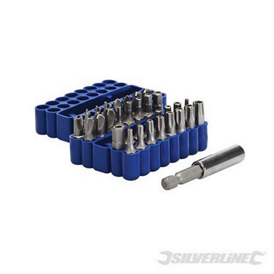 Silverline - Security Bit Set 33pce - 25mm
