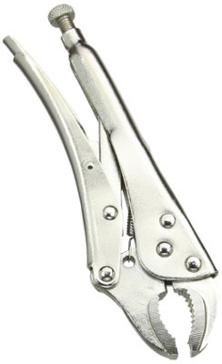 Silverline Self Locking Pliers - 180mm Curved | DIY at B&Q