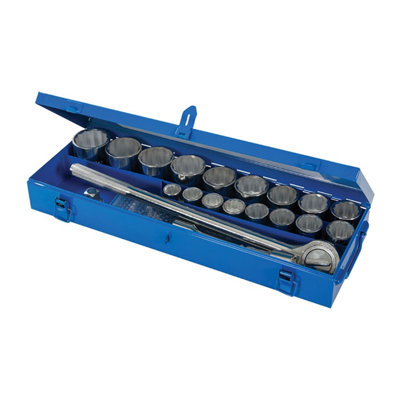 Silverline Socket Set 3/4" Drive Metric 633663 Hand Tools 21pce | DIY ...