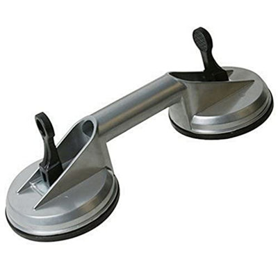 Silverline Suction Pad Aluminium - 100kg Double