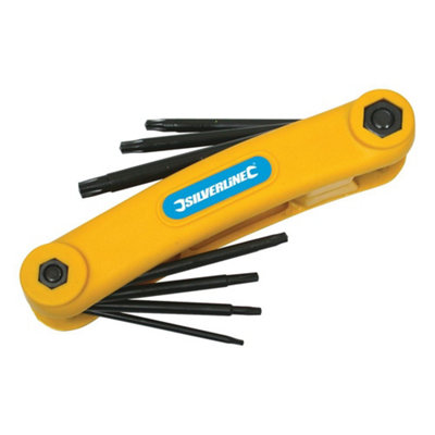 Silverline - T10 - T40 Key Tool 7pce - T10 - T40
