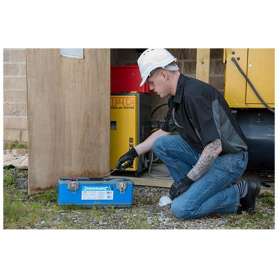 SILVERLINE TOOL BOX 18" CHEST BAG & REMOVABLE TRAY 470x220x210MM 386076