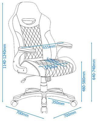 Silverstone Gaming Chair in Black