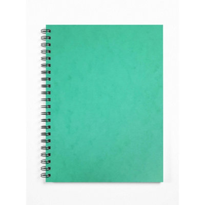 Silvine A4+ Wirebound Notebook (Pack Of 6) Green (One Size)