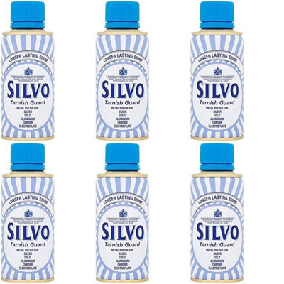 Silvo Tarnish Guard Liquid, Metal Polish, 175 ml (Pack of 6)