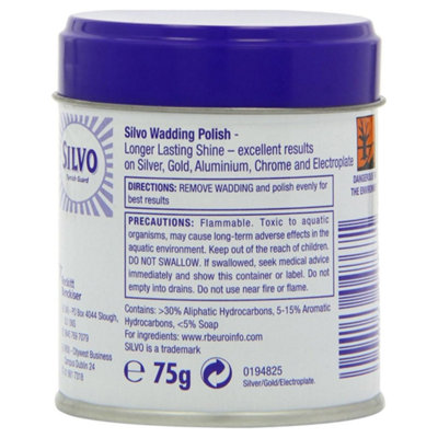 Silvo Tarnish Guard Wadding 75ml (Pack of 12)