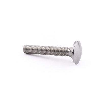 Simfix Cup Square Bolt DIN 603 A2 M6 X 50 (Full Thread), Pack of 10