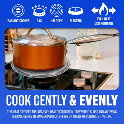 Simmer Ring Electric Cooker Cooking Hob Heat Diffuser For Gas Tagine ...