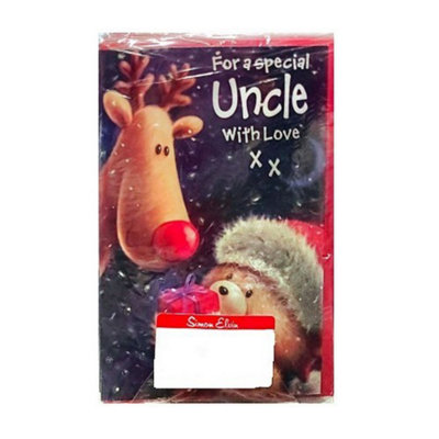 Simon Elvin For A Special Uncle Christmas Card (Pack of 12 ...