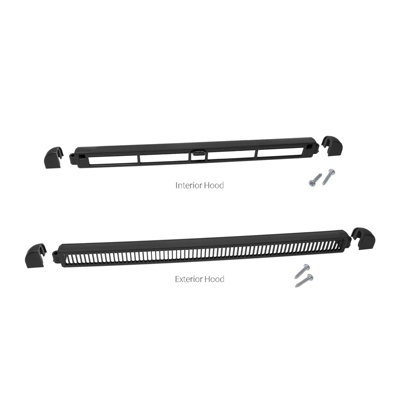 Simon Framevent Trickle Vent - 2328EA (300mm), Anthracite Grey
