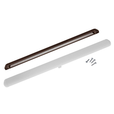Simon Framevent Trickle Vent (3 Pack) - 3180EA (400mm), Brown / White ...