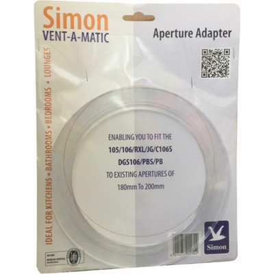 SIMON VENT-A-MATIC APERTURE ADAPTOR UP TO 200MM