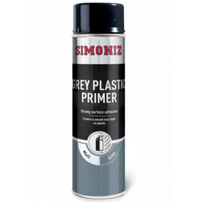 Simoniz Grey Plastic Primer Car Smooth Anti Rust 500ml