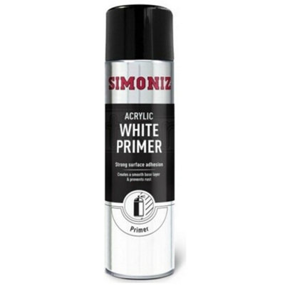 Simoniz Large Acrylic White Smooth Primer Car 500ml