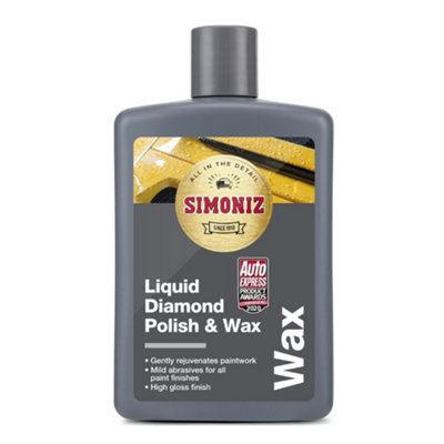 Simoniz Liquid Diamond Polish & Wax High Gloss Finish Vehicle Cleaning ...