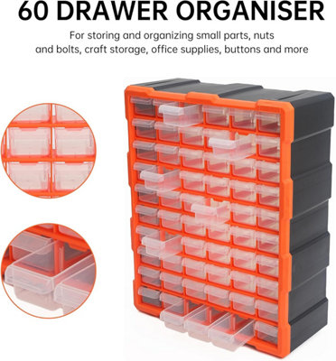 simpa 60 Multi Drawers Tool Bit Storage Organiser.