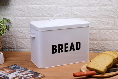 white bread bin