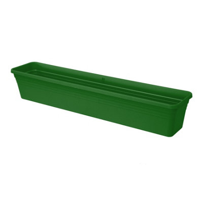 simpa Dark Green Balcony Window Trough with Watering System | DIY at B&Q