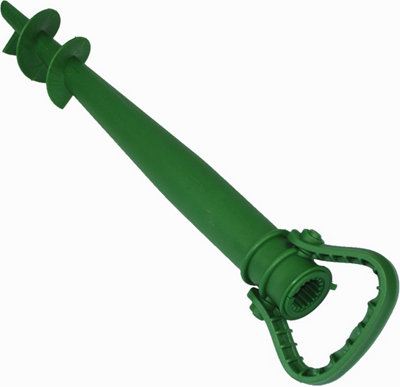 simpa Green Ground Spike Stand Parasol Holder - Set of 2 | DIY at B&Q