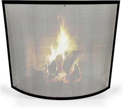 simpa Haute Freestanding Curved Fire Guard.