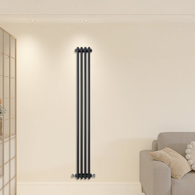 SIMPLE BATHROOMS Cast Iron 1800x200mm 2 Radiator Designer Central ...