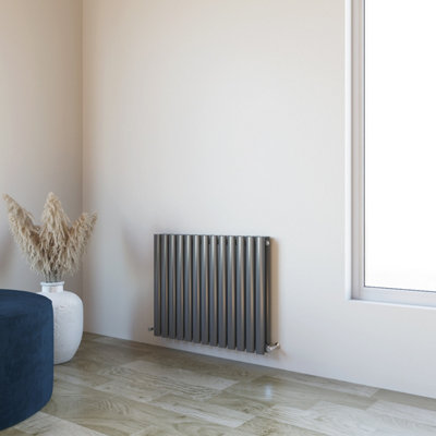 SIMPLE BATHROOMS Oval Column 600x767mm Radiator Designer Central Heater ...