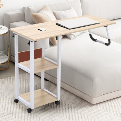 Simple Bedroom Bedside Movable Height Adjustable Maple Cherry Wood ...