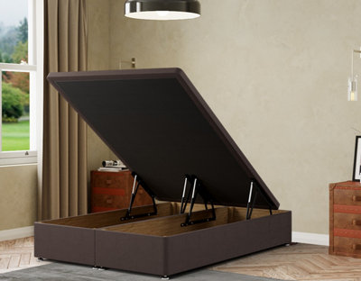 Simple Ottoman Base Malham Weave Slate | DIY at B&Q