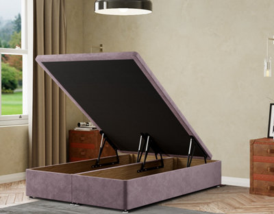 Simple Ottoman Base Plush Blush | DIY at B&Q