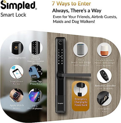 Simpled SF Slim Series Smart Lock