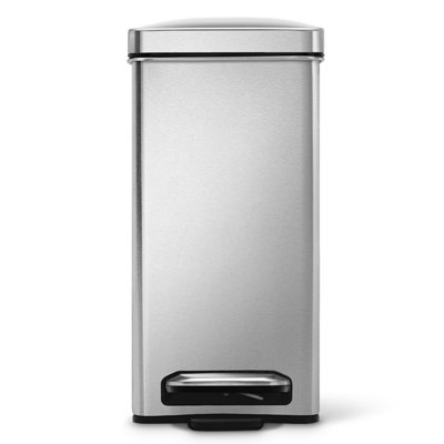 Buy simplehuman 10L Slim Profile Pedal Bin, Strong Steel Pedal, Silent ...