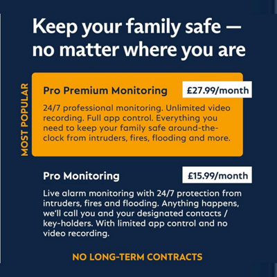 SimpliSafe 7 Piece Home Security & Alarm System with Indoor Camera ...