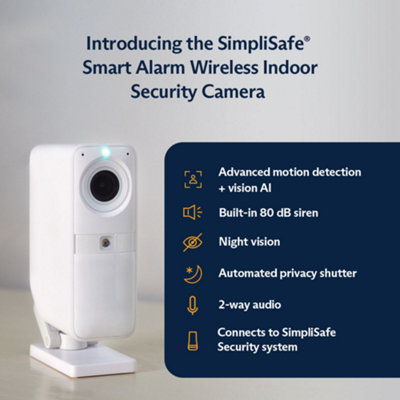 SimpliSafe 9 Piece Home Security & Alarm System with Indoor & Outdoor ...