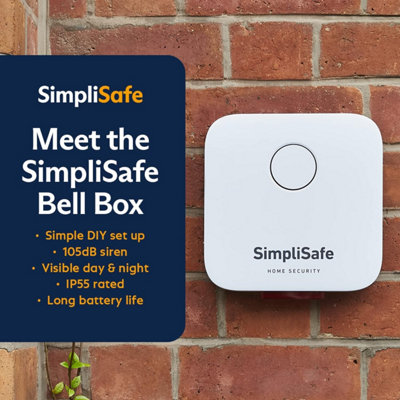 SimpliSafe 9 Piece Home Security & Alarm System with Indoor & Outdoor ...