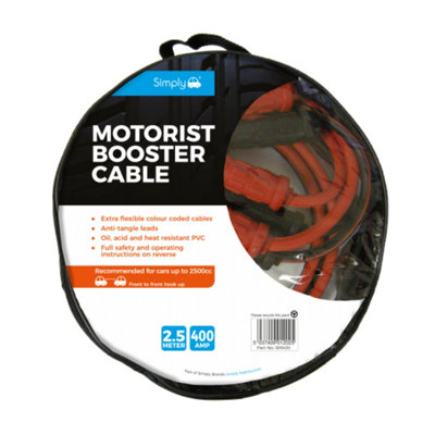 Simply 400 Amp Booster Cables Jump Jumper Leads