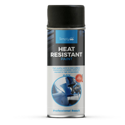 Simply Black Heat Resistant Spray Calipers Paint Scratch Resist 400ml ...