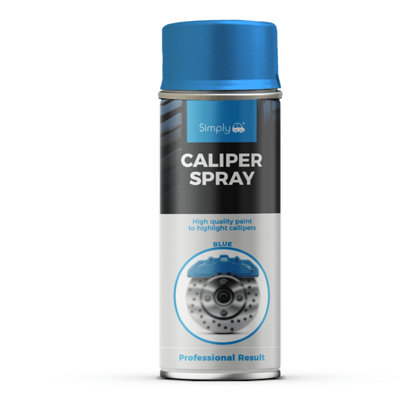 Simply Blue Brake Caliper Spray Heat Resistant Paint High Gloss Finish ...