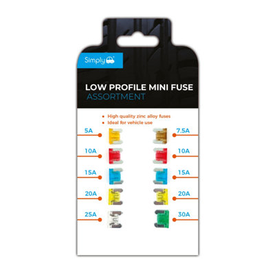Simply Low Profile Fuse Assortment 10 pack