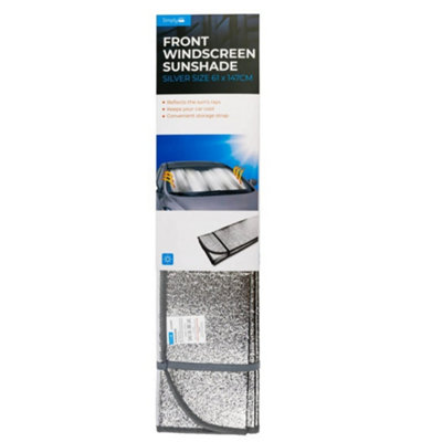 Simply Silver Sunshade 61 x 147cm