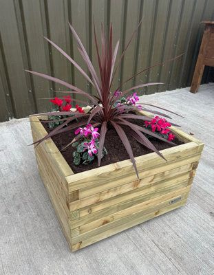 Simply Wood Signature Classic SQUARE Planter - Extra Large Plus
