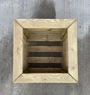 Simply Wood Signature SQUARE Planter - Extra Large