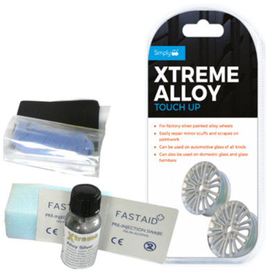 Simply Xtreme Alloy Touch Up Silver Scuff Scratch Repair Painted Alloy ...