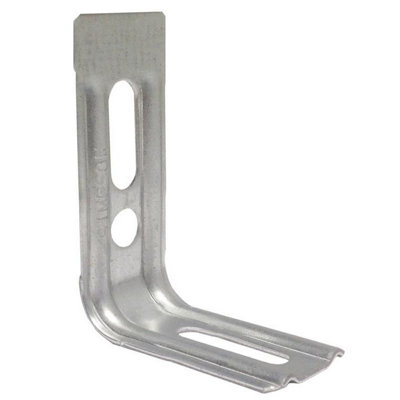 Simpson Strong Tie Angled Bracket Silver (One Size) | DIY at B&Q
