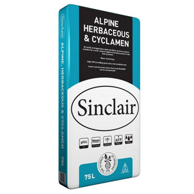 Sinclair™ Reduced Peat Alpine, Herbaceous & Cyclamen Compost, Premium ...